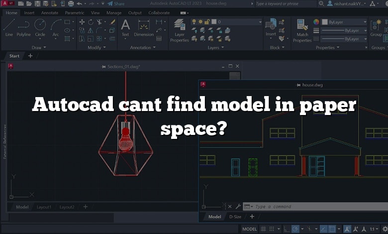 Autocad cant find model in paper space? - CADdikt