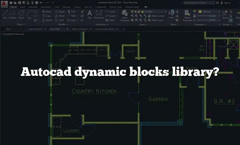 Autocad dynamic blocks library? - CADdikt