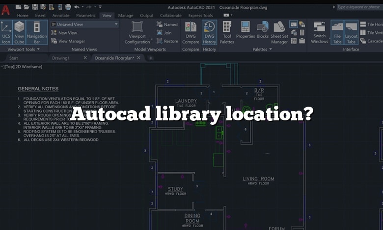 Autocad library location? - CADdikt