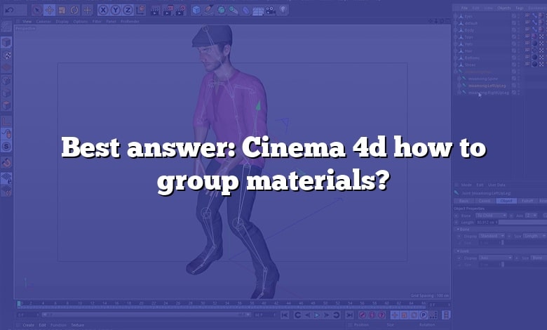 Best answer: Cinema 4d how to group materials? - CADdikt