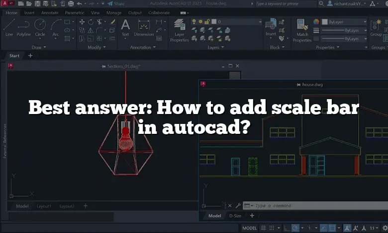 Best answer: How to add scale bar in autocad? - CADdikt