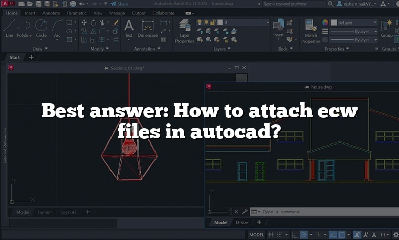 Best answer: How to attach ecw files in autocad? - CADdikt