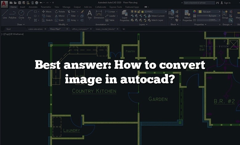 Best answer: How to convert image in autocad? - CADdikt