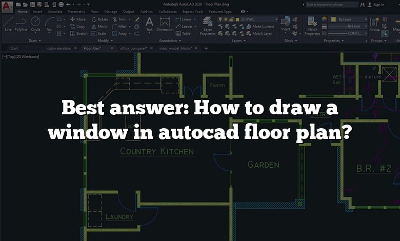 Best answer: How to draw a window in autocad floor plan? - CADdikt
