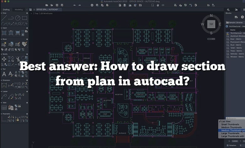 Best answer: How to draw section from plan in autocad? - CADdikt