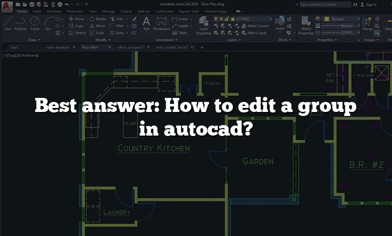 Best answer: How to edit a group in autocad? - CADdikt