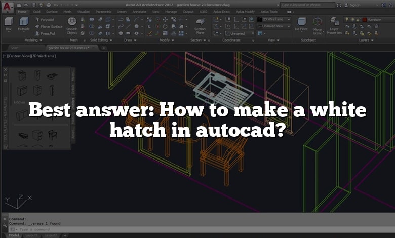 Best answer: How to make a white hatch in autocad? - CADdikt