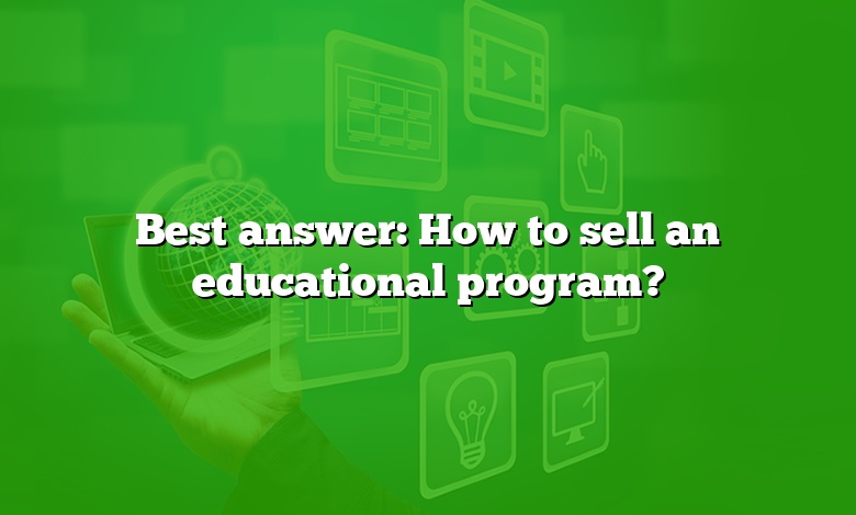 Best answer: How to sell an educational program? - CADdikt
