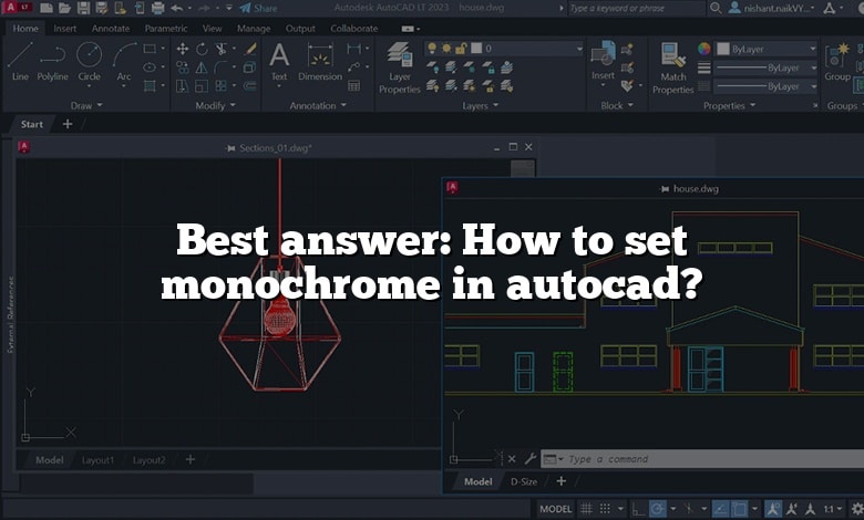 Best answer: How to set monochrome in autocad? - CADdikt