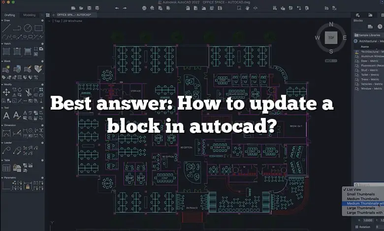 Best answer: How to update a block in autocad? - CADdikt