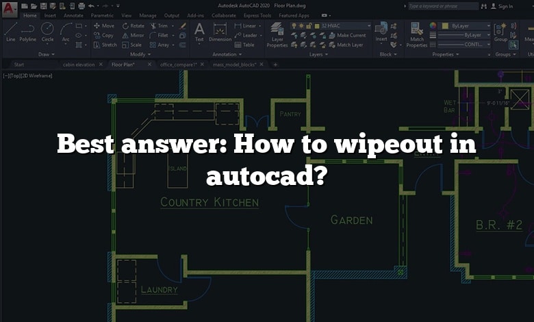 Best answer: How to wipeout in autocad? - CADdikt