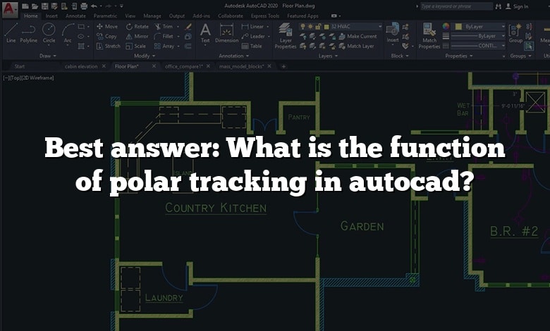 Best answer: What is the function of polar tracking in autocad? - CADdikt
