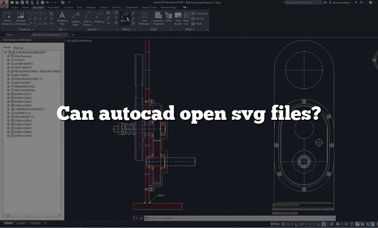 Can autocad open svg files? - CADdikt