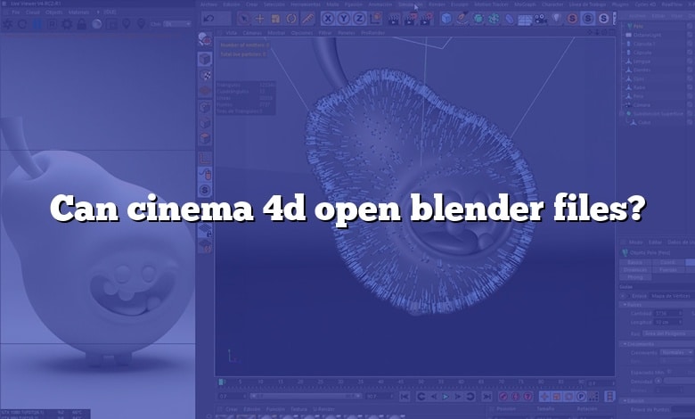 Can cinema 4d open blender files? - CADdikt