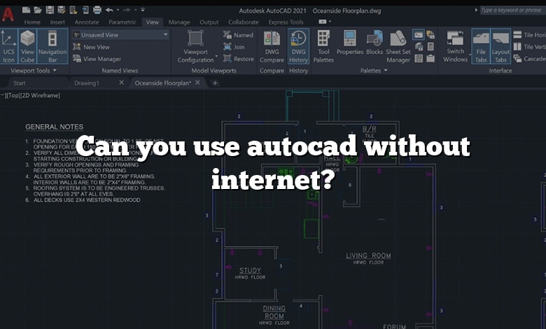Can you use autocad without internet? - CADdikt