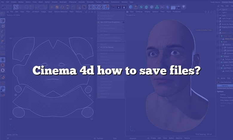 Cinema 4d how to save files? - CADdikt