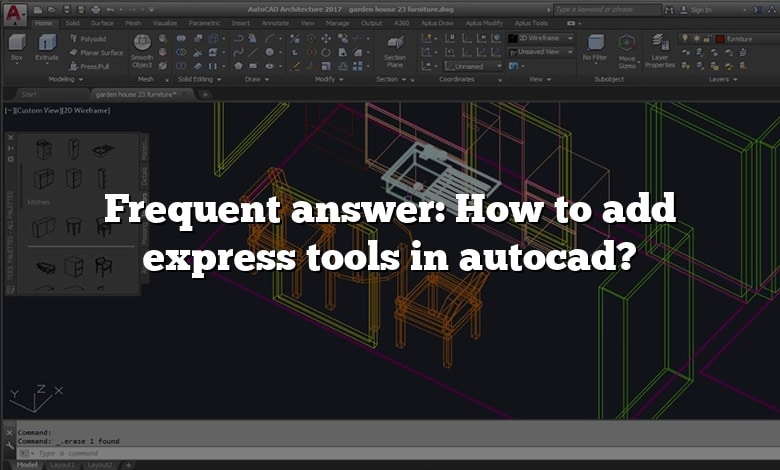 Frequent answer: How to add express tools in autocad? - CADdikt