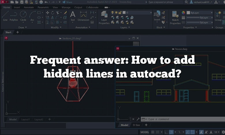 Frequent answer: How to add hidden lines in autocad? - CADdikt