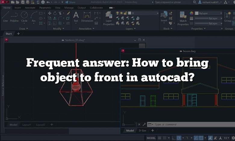 Frequent answer: How to bring object to front in autocad? - CADdikt