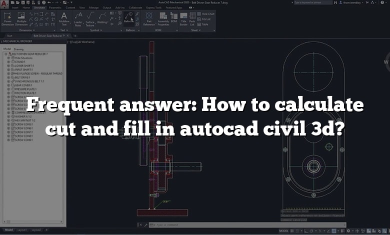 Frequent Answer How To Calculate Cut And Fill In Autocad Civil 3d Caddikt