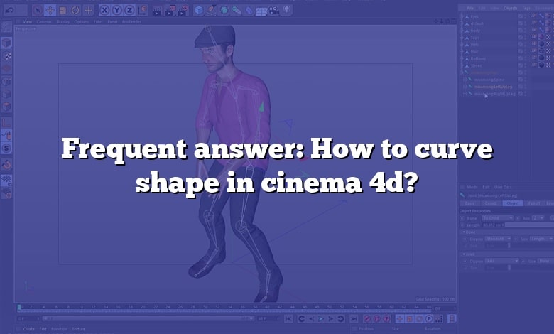 Frequent answer: How to curve shape in cinema 4d? - CADdikt