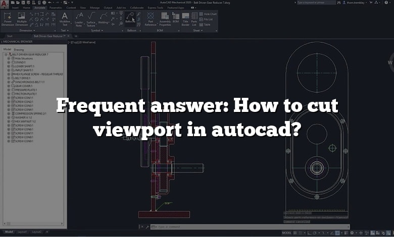 Frequent answer: How to cut viewport in autocad? - CADdikt