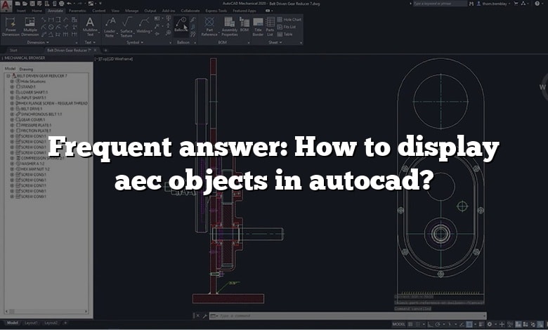 Frequent answer: How to display aec objects in autocad? - CADdikt