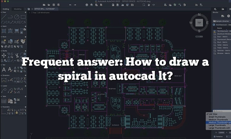 Frequent answer: How to draw a spiral in autocad lt? - CADdikt