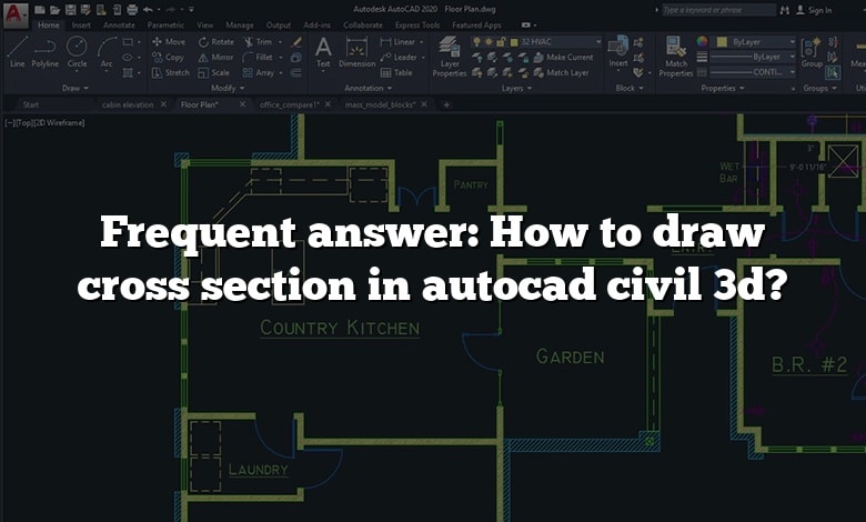 Frequent answer: How to draw cross section in autocad civil 3d? - CADdikt