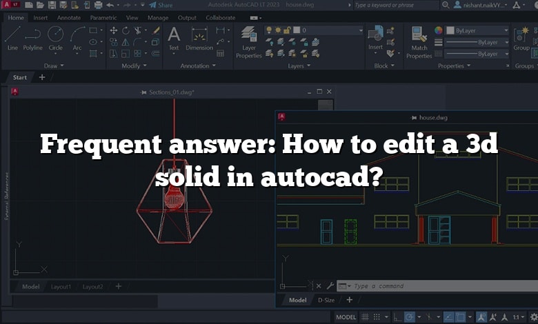 Frequent answer: How to edit a 3d solid in autocad? - CADdikt