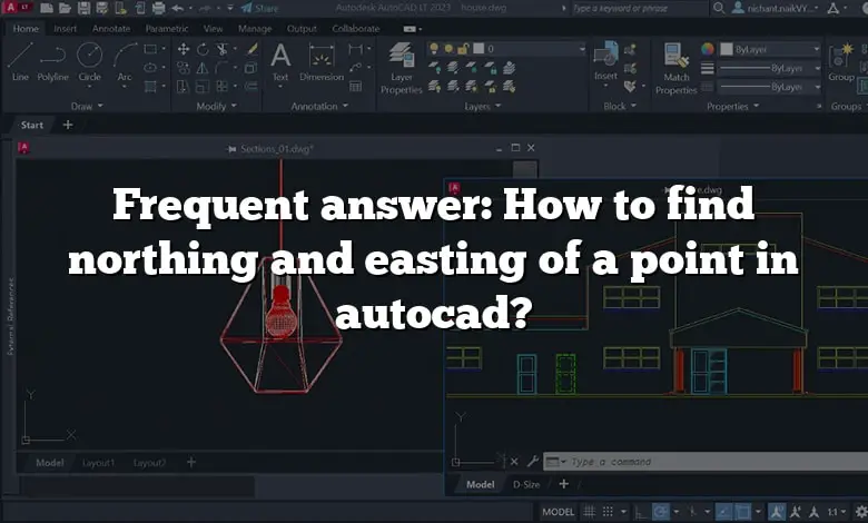 Frequent answer: How to find northing and easting of a point in autocad ...