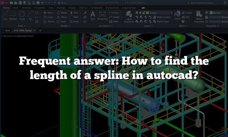 Frequent answer: How to find the length of a spline in autocad? - CADdikt