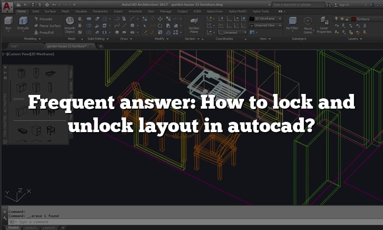 Frequent answer: How to lock and unlock layout in autocad? - CADdikt