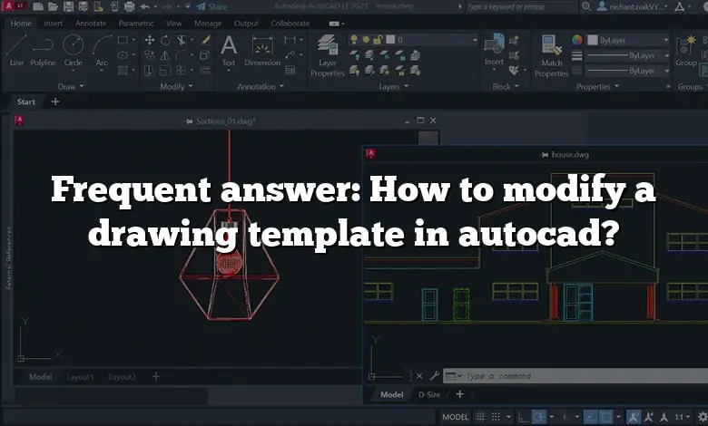 Frequent answer: How to modify a drawing template in autocad? - CADdikt