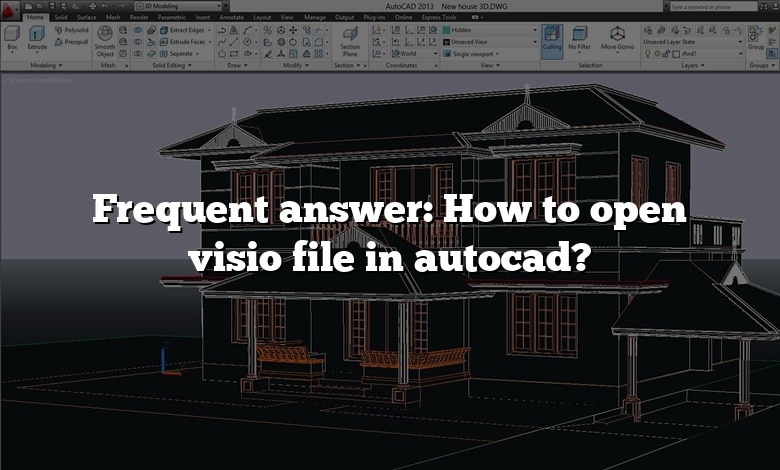 Frequent answer: How to open visio file in autocad? - CADdikt Frequent answer: How to open visio file in autocad? - CADdikt