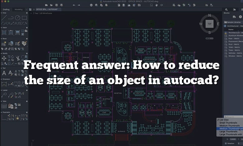Frequent Answer How To Reduce The Size Of An Object In Autocad Caddikt