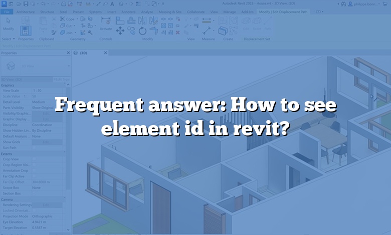 Frequent answer: How to see element id in revit? - CADdikt