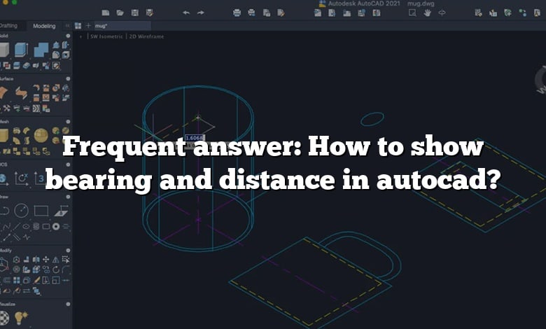 Frequent answer: How to show bearing and distance in autocad? - CADdikt