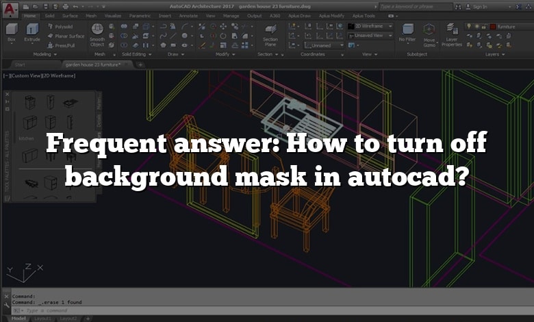 Frequent answer: How to turn off background mask in autocad? - CADdikt