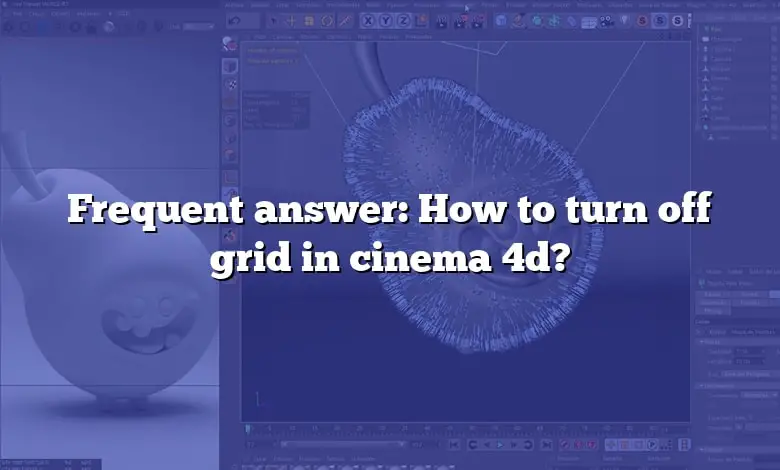 Frequent answer: How to turn off grid in cinema 4d? - CADdikt