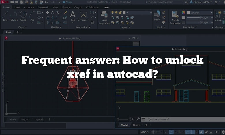 Frequent answer: How to unlock xref in autocad? - CADdikt