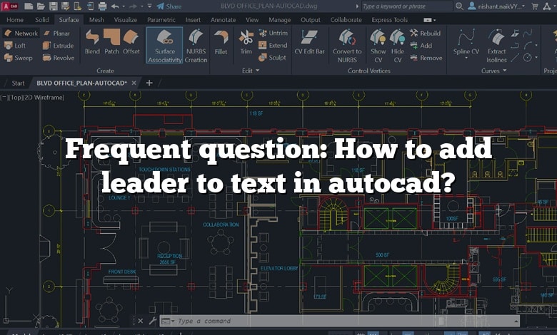 Frequent question: How to add leader to text in autocad? - CADdikt