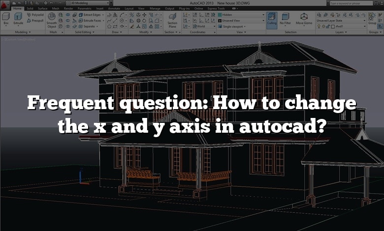 Frequent question: How to change the x and y axis in autocad? - CADdikt