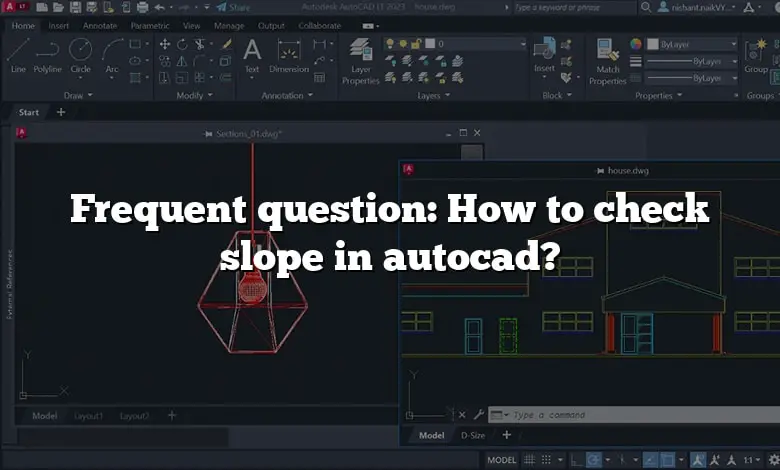 Frequent question: How to check slope in autocad? - CADdikt