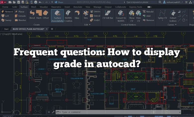 Frequent Question How To Display Grade In Autocad Caddikt