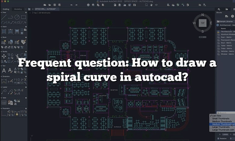 Frequent question: How to draw a spiral curve in autocad? - CADdikt