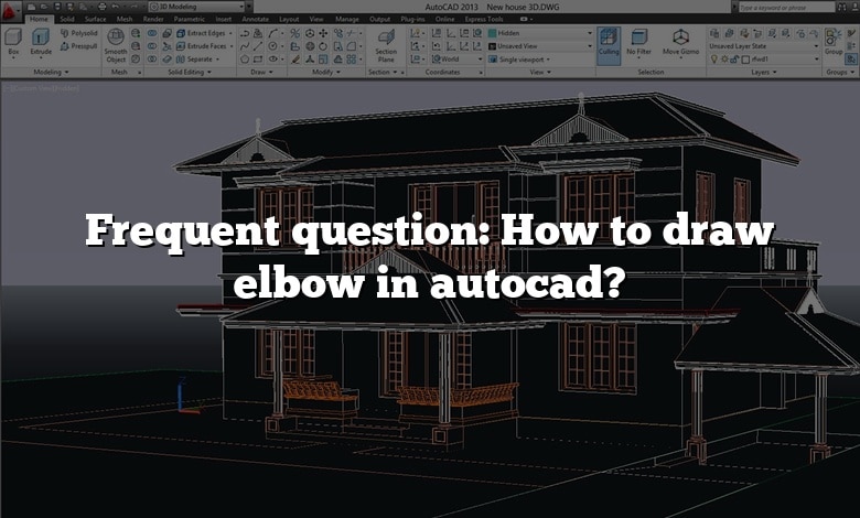 Frequent question: How to draw elbow in autocad? - CADdikt