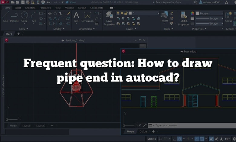 Frequent question: How to draw pipe end in autocad? - CADdikt