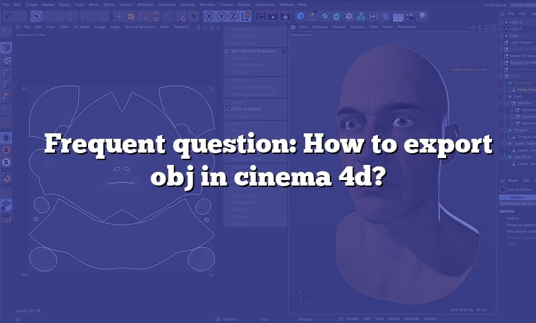 Frequent question: How to export obj in cinema 4d? - CADdikt