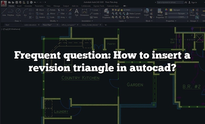 Frequent question: How to insert a revision triangle in autocad? - CADdikt